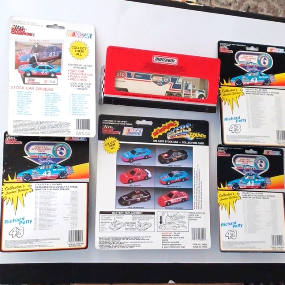 6 Rare Vintage Richard Petty Diecast Collection - Gem